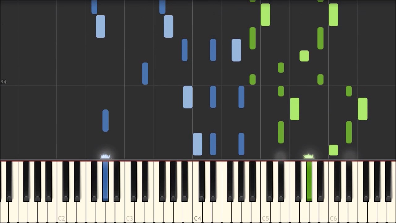 Sunflower Slow Drag - Scott Joplin [Piano Tutorial] (Synthesia) - YouTube