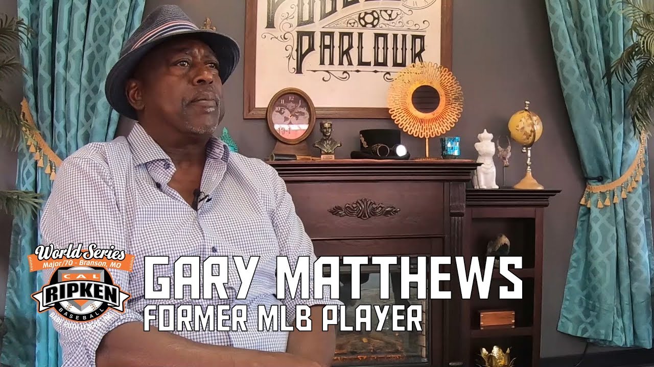 Gary Matthews at the 2019 Cal Ripken World Series - YouTube
