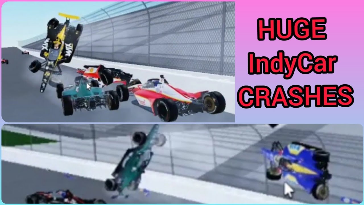Roblox IndyCar Crashes!!! (Epic Compilation) - YouTube