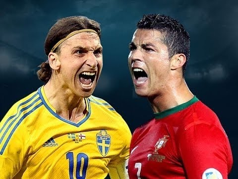 Cristiano Ronaldo VS Zlatan ibrahimovic - YouTube