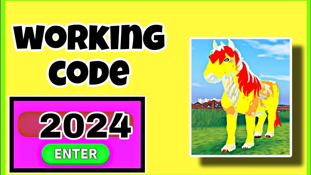 *2024* WORKING CODE HORSE LIFE ROBLOX | HORSE LIFE CODE - YouTube