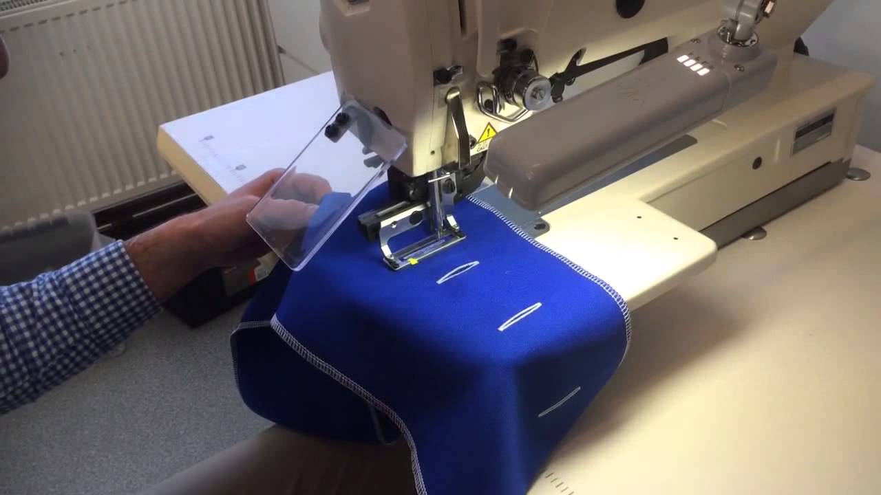 Buttonhole machine model 1790 - YouTube