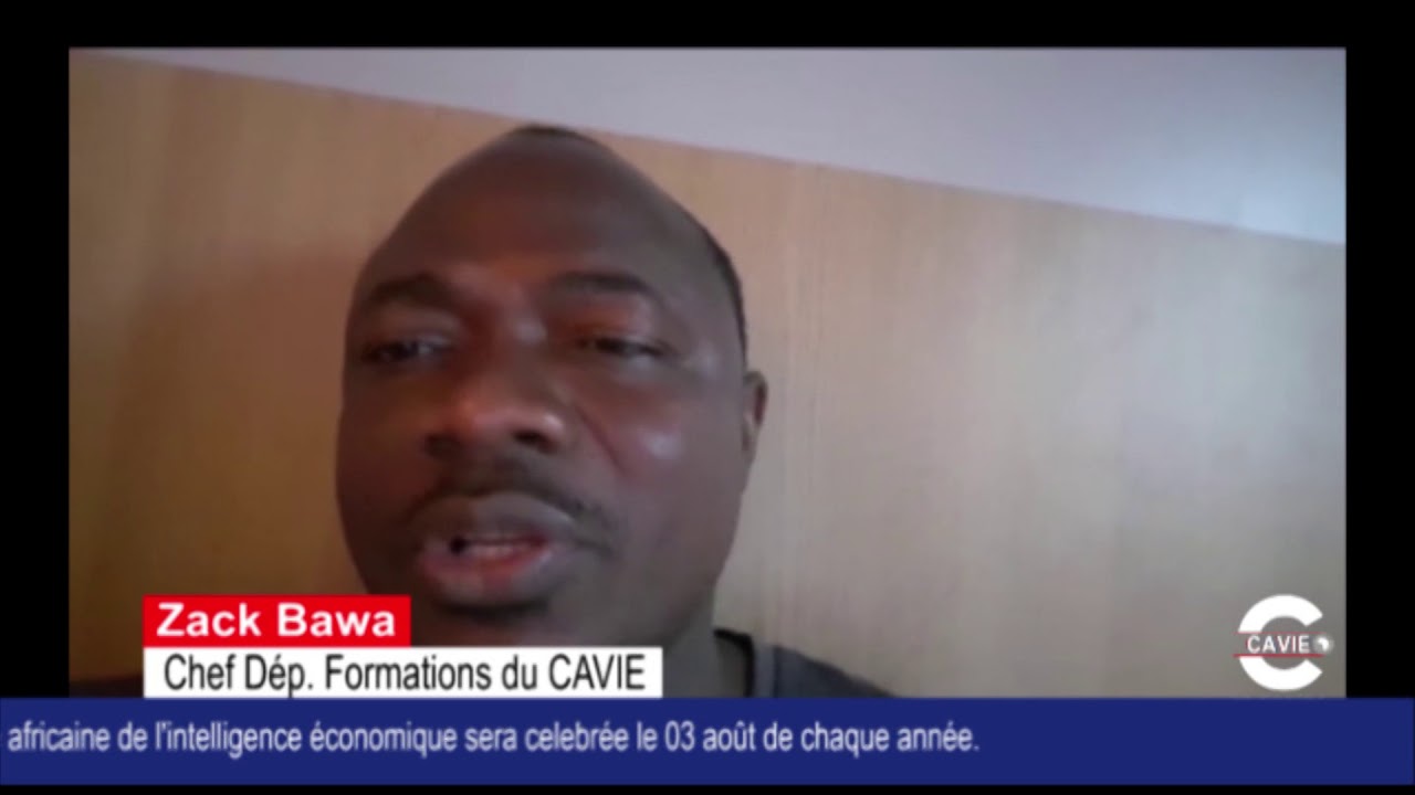 Zack Bawa à la Journée Africaine de l'Intelligence Economique - YouTube