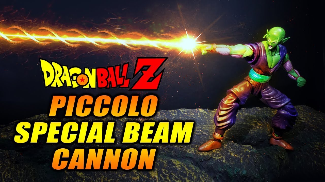 Photoshop Speed Art - Piccolo Special Beam Cannon Toy Photography - YouTube