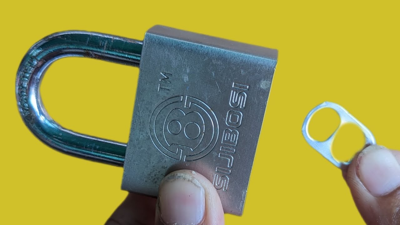 How to Open Any LOCK Without a Key !! Secret tips to making a key - YouTube