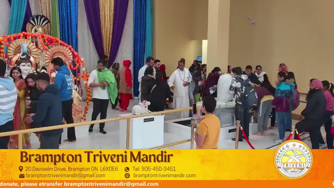 Brampton Triveni Mandir | Mahashivratri Puja - YouTube
