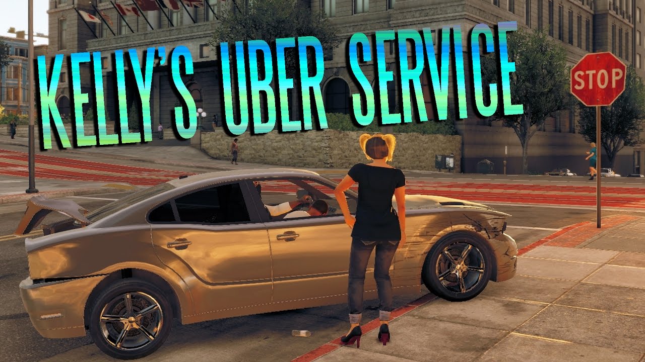 KELLY'S UBER SERVICE #2 Watch Dogs 2 Taxi DriverSF Missions - YouTube
