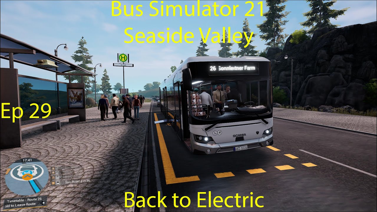 Bus Simulator 21 (Seaside Valley) - Back to Electric (Ep 29) - YouTube