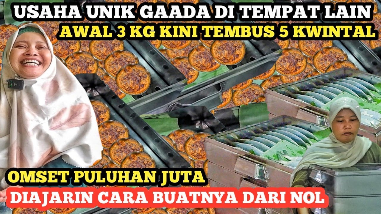 DARI 3 KG TEMBUS 5 KWINTAL OMSET PULUHAN JUTA IDE USAHA UNIK JARANG
