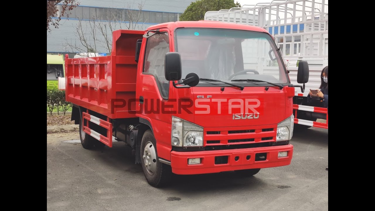 ISUZU Diesel Engine NKR ELF NPR 3 Ton Mini Light Tipper Dump Truck For ...
