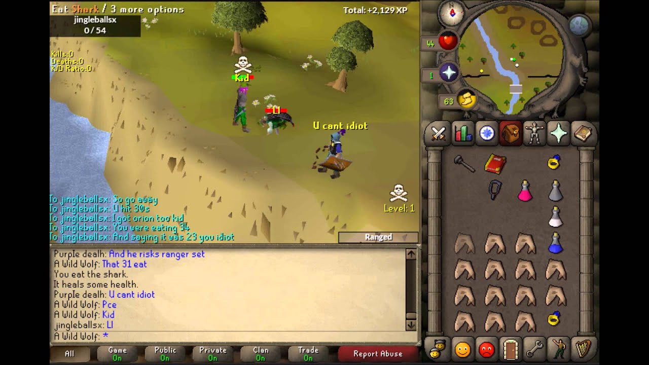 A Wild Wolf 25m+ loot =-OSRS Obby Mauler-= Mini video - YouTube