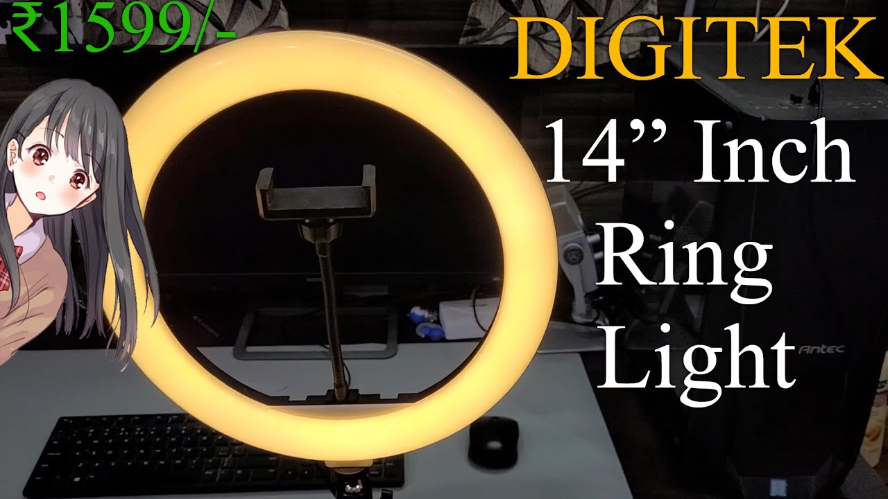 DIGITEK® (DRL-14C) Professional (31cm) Dual Temperature LED Ring Light ...