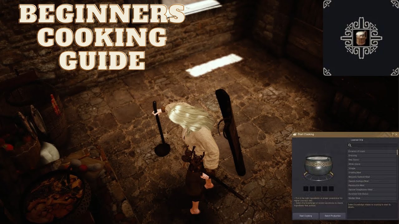 Beginners Cooking Guide BDO 2023 - Black Desert Online - YouTube