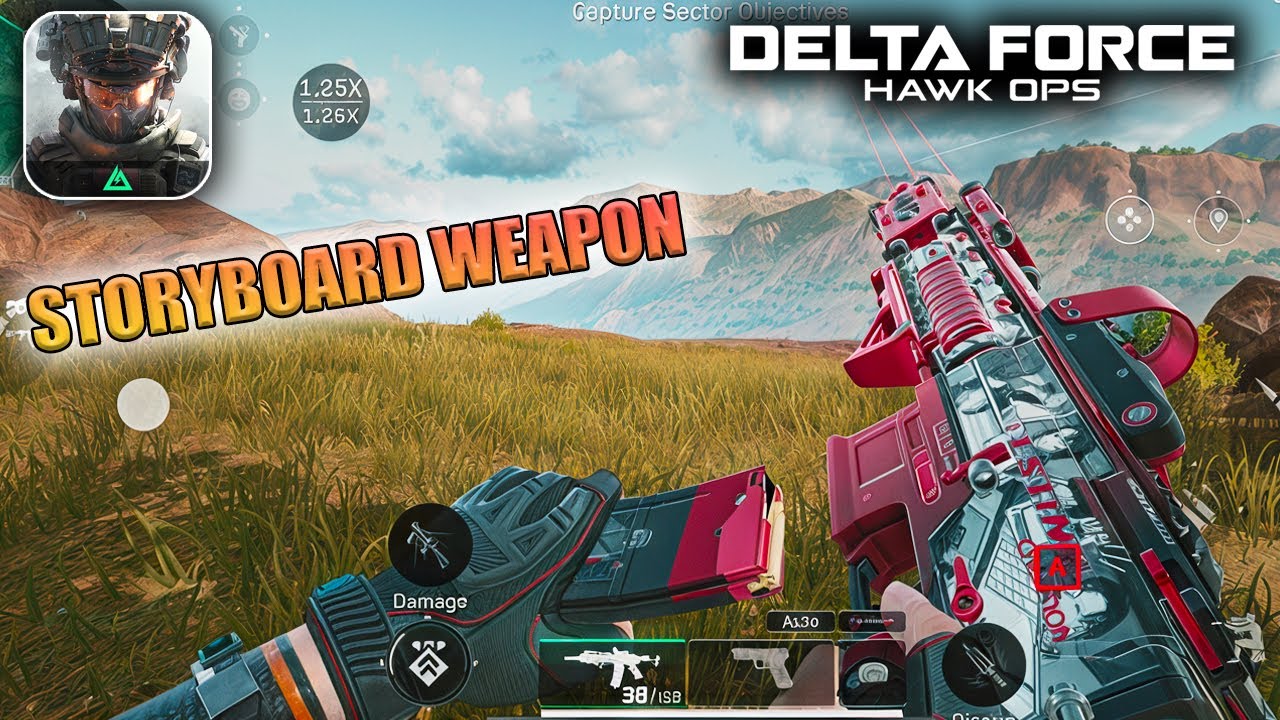 DELTA FORCE Mobile Storyboard Weapon Series Draw & Gameplay - YouTube