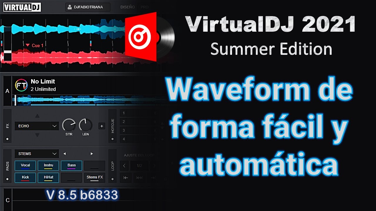 Waveform de forma fácil y automática en @virtualdjofficial - YouTube