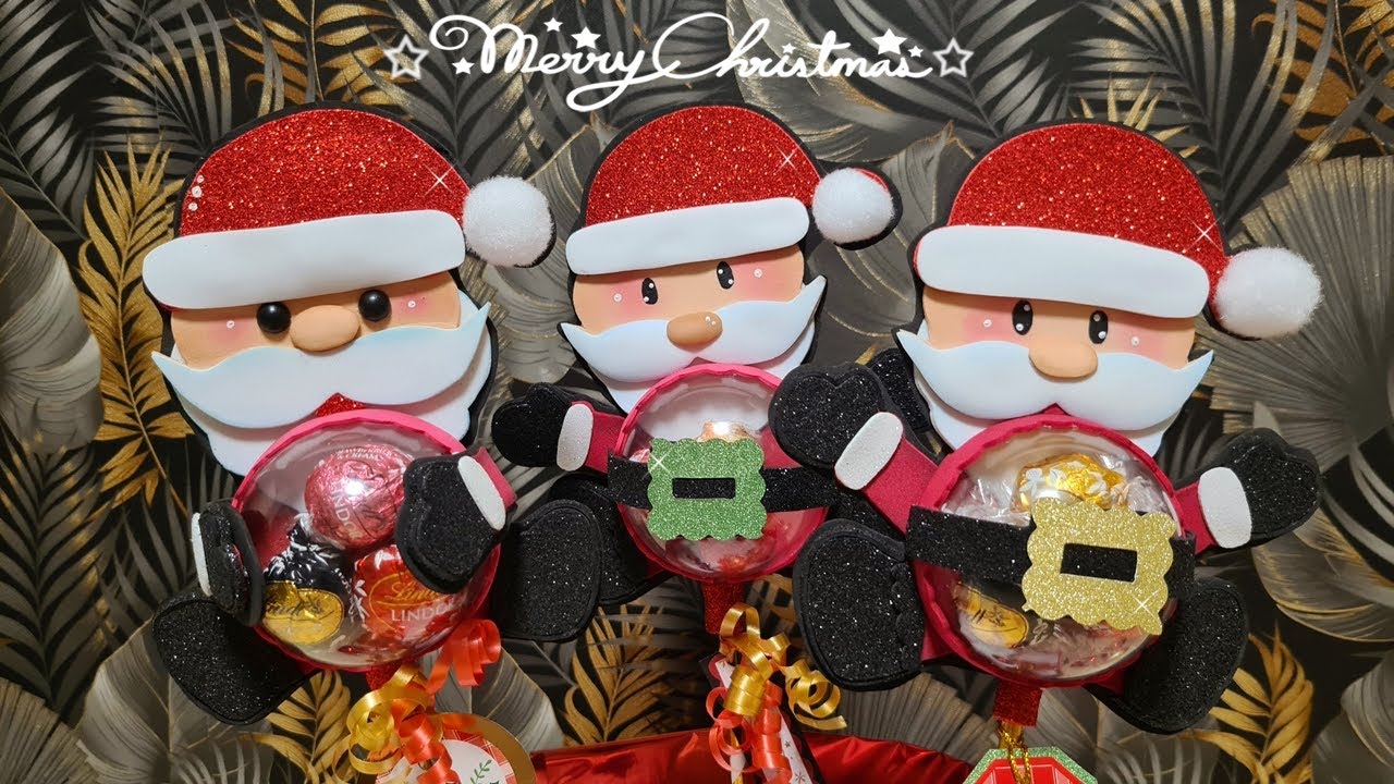 DULCEROS SANTA CLAUS🎅🎅Christmas sweetie/ detalles - YouTube