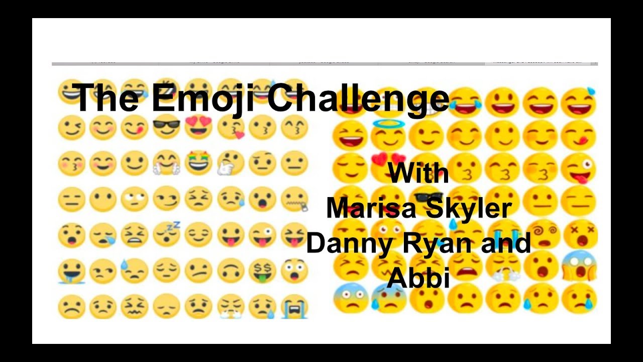|NORMAL VIDEO| The Emoji Challenge (Ft. Marisa, Skyler, Danny and Ryan ...