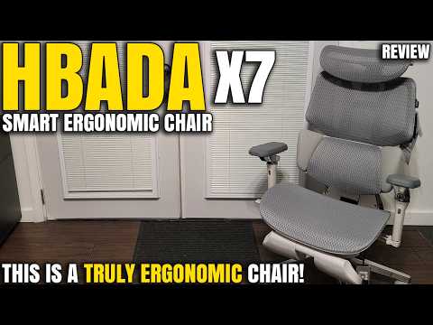 This Feels Like A Chair From The Future! | Hbada X7 Smart Ergonomic Office Chair Review