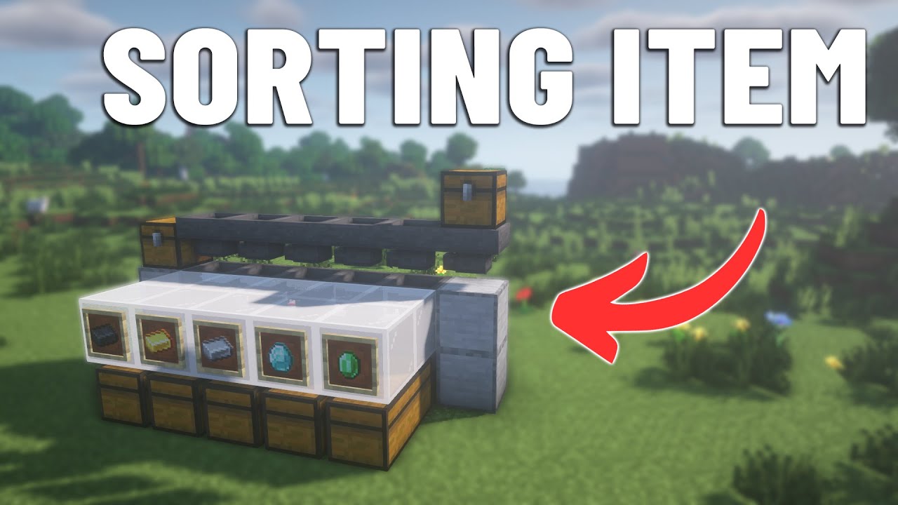 NEW UPDATED Item Sorter in Minecraft 1.21 - YouTube