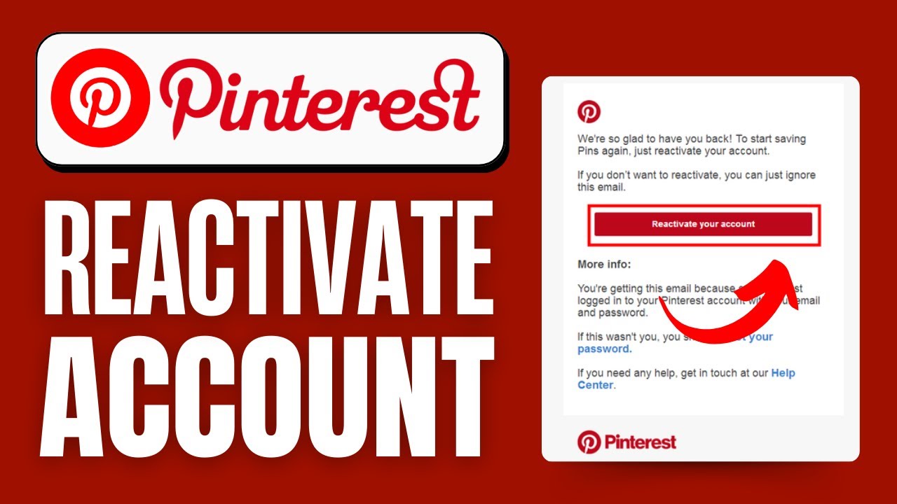 How to Reactivate Pinterest Account (Easy Steps!) - YouTube