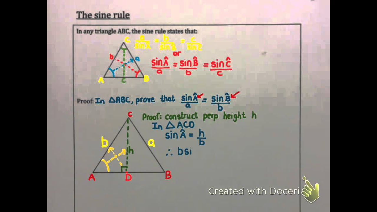 2D Trig - Sine Rule - YouTube