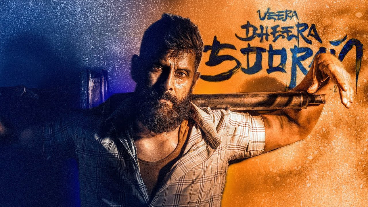 Veera Dheera Sooran | Chiyaan Vikram drawing | RJ ART GALLERY - YouTube