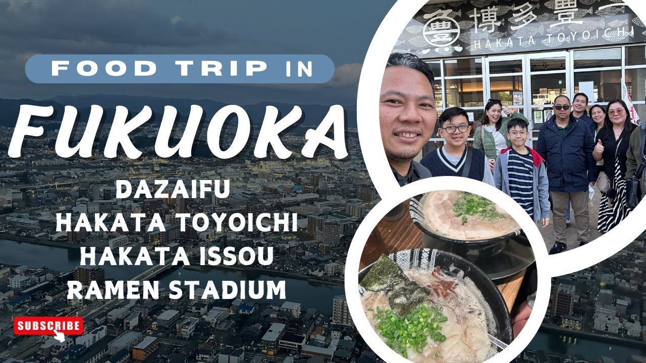 DAZAIFU | HAKATA TOYOICHI | HAKATA ISSOU | RAMEN STADIUM || FOOD TRIP ...