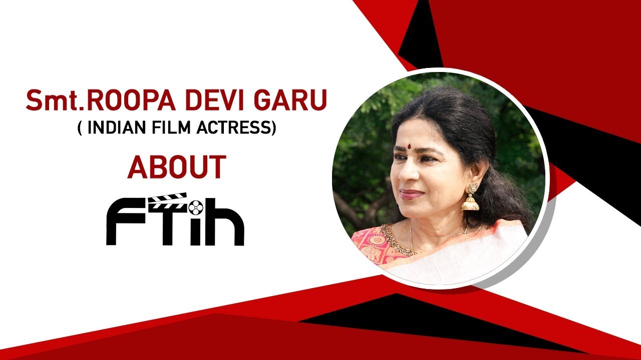 Actress Roopa Devi on Independence Day at FTIH || FTIH Film School ...