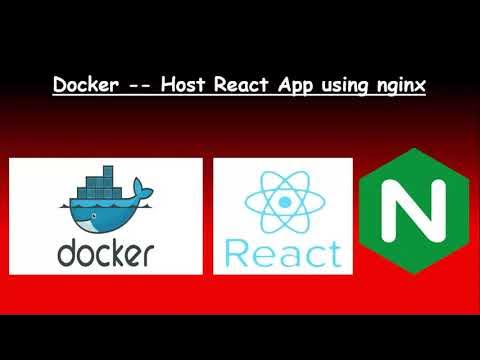 Docker Tutorial | Host React App using Nginx | NGINX | DOCKER | React | Multi-stage builds - YouTube