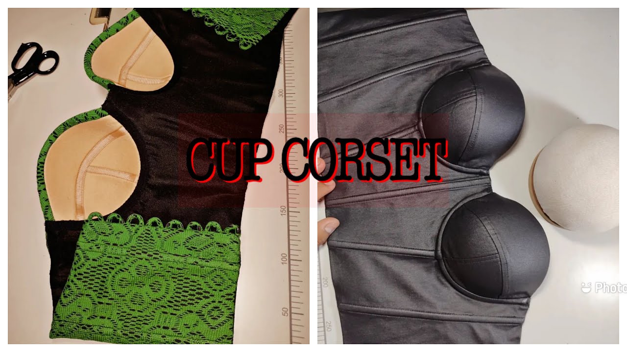 Corset CUP pattern drafting | secret to sewing a fitted corset cup😱😱 ...