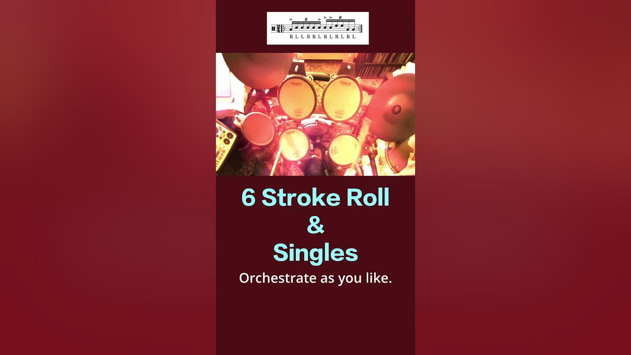 "6-Stroke Rolls Across the Drum Set"#shorts #drums - YouTube