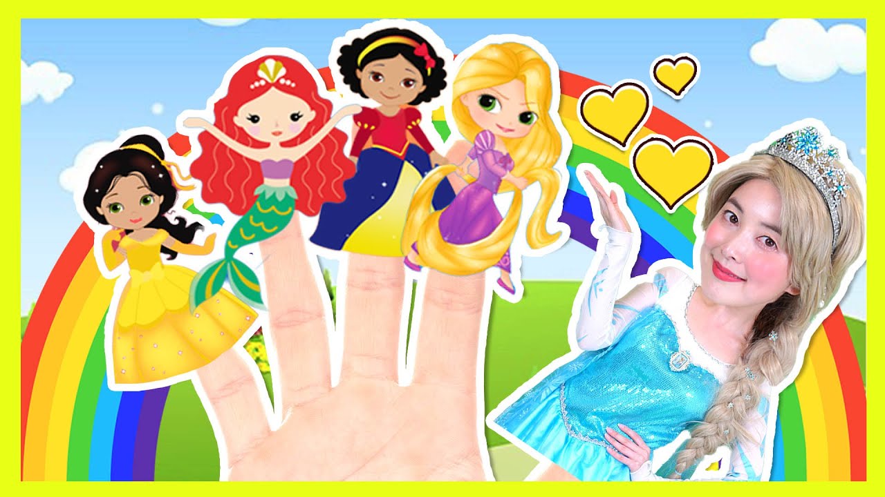 Five Finger Family princess kids Song - Nursery Rhymes & Kids Songs 다니 ...