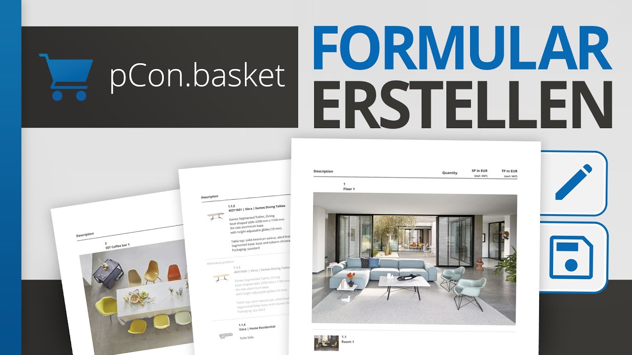 Ansprechende FORMULARE Erstellen | pCon.basket Tutorial - YouTube