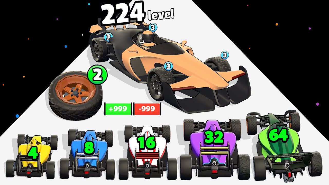 GRAND RACE 3D - Level Up Cars Max Level Gameplay (Gear Up Racing Game ...
