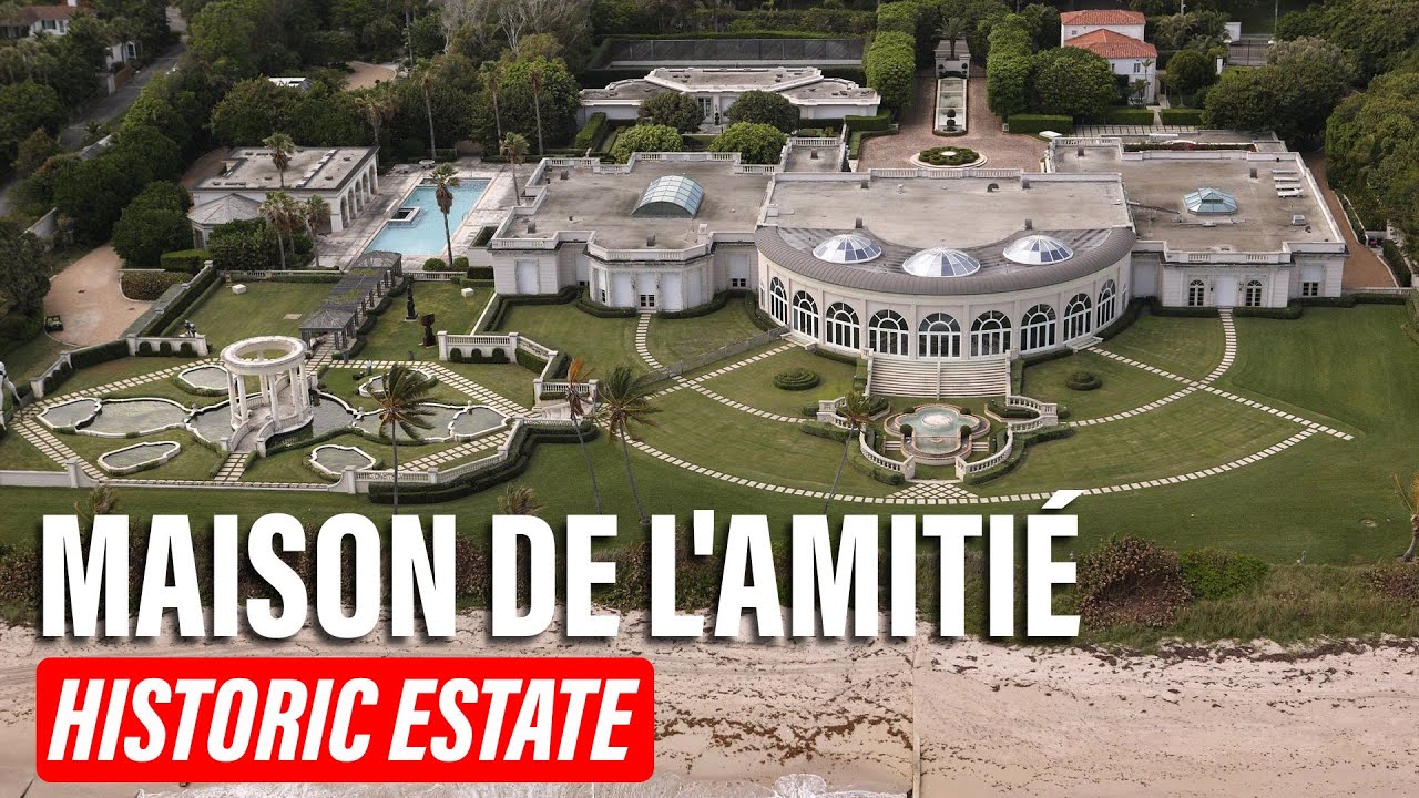 The Oceanfront Estate That Made History – Maison de L'Amitié! - YouTube