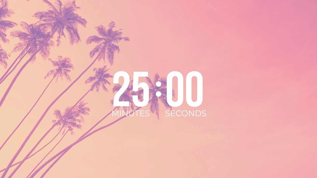25 Minutes Countdown Timer - YouTube
