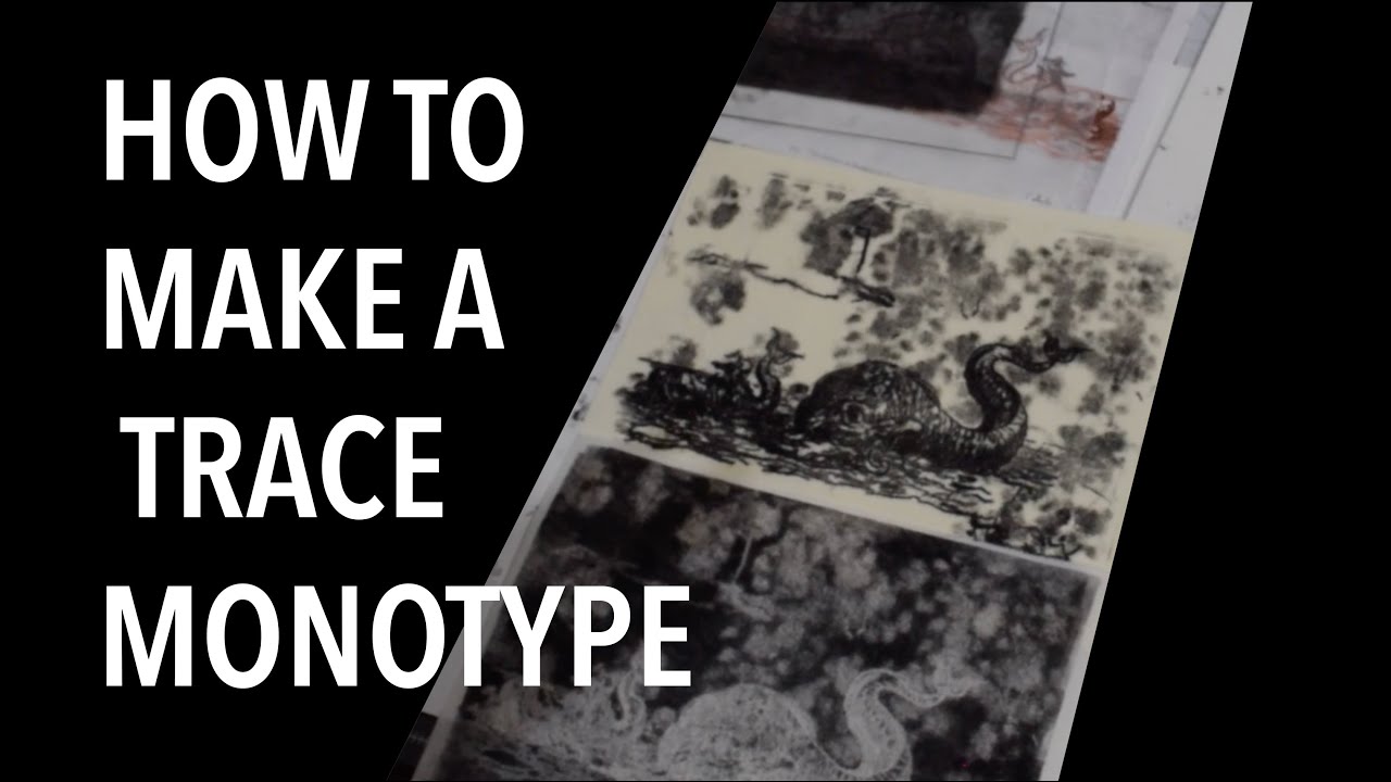 How to Make a Trace Monotype - YouTube