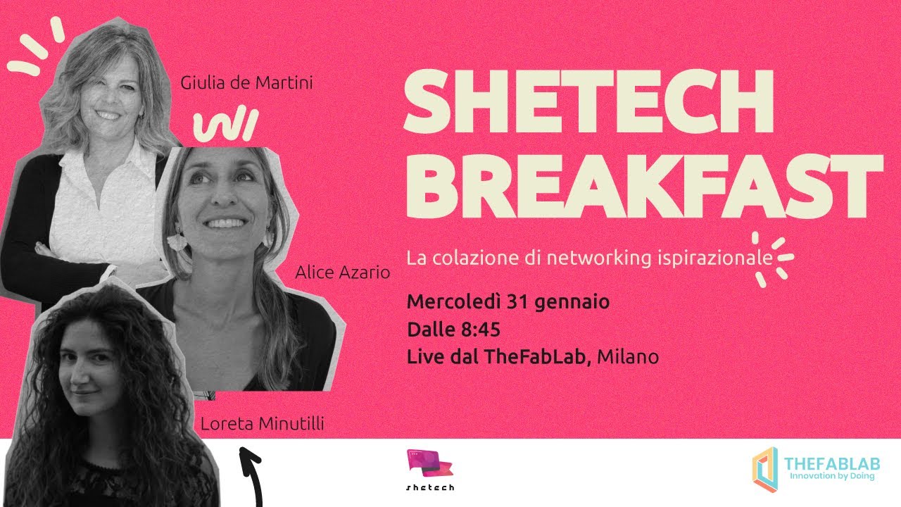 SheTech Breakfast @The FabLab - YouTube