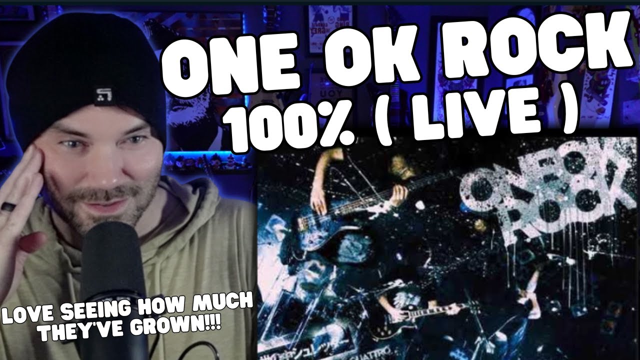 Metal Vocalist First Time Reaction - One Ok Rock - 100% ( LIVE ) - YouTube