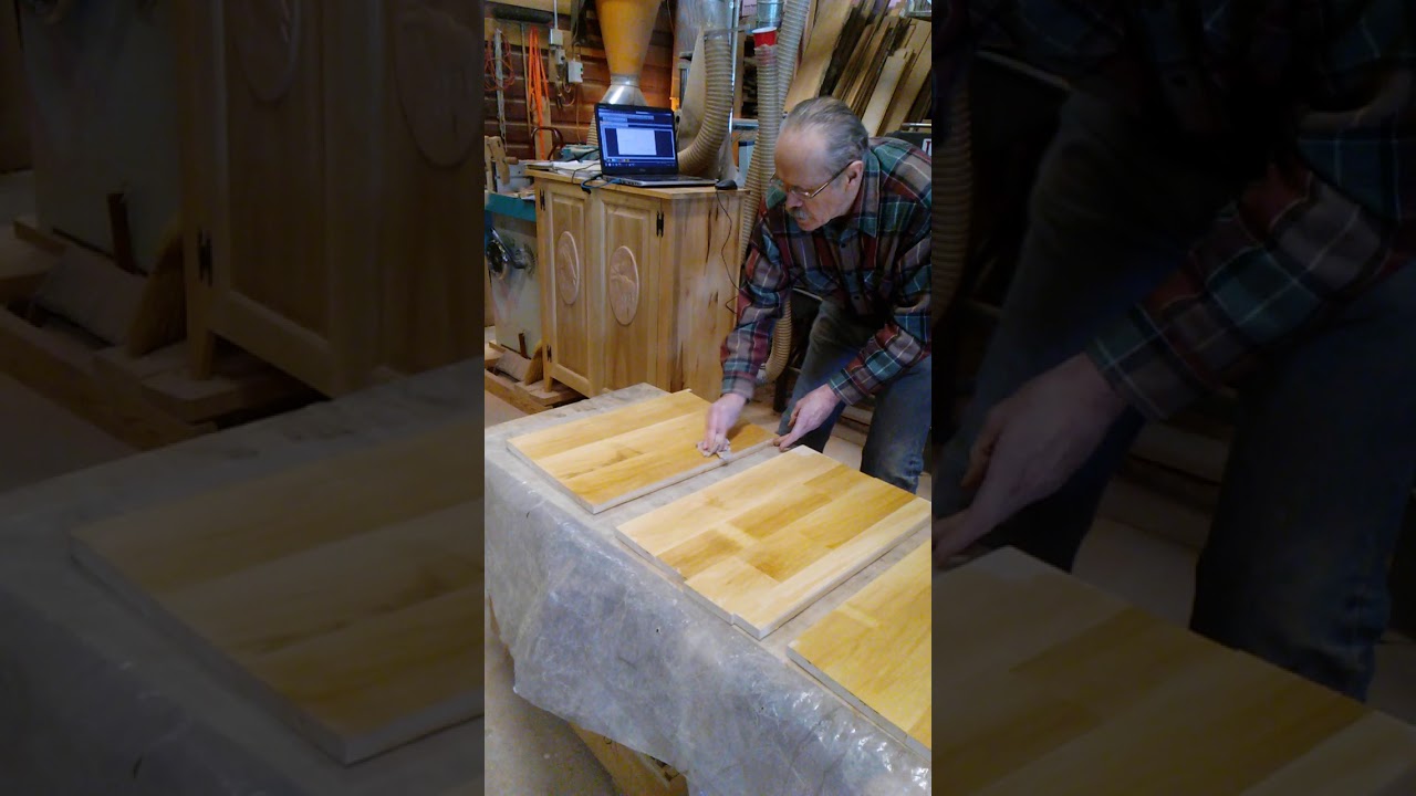How to flatten out a warped panel. - YouTube