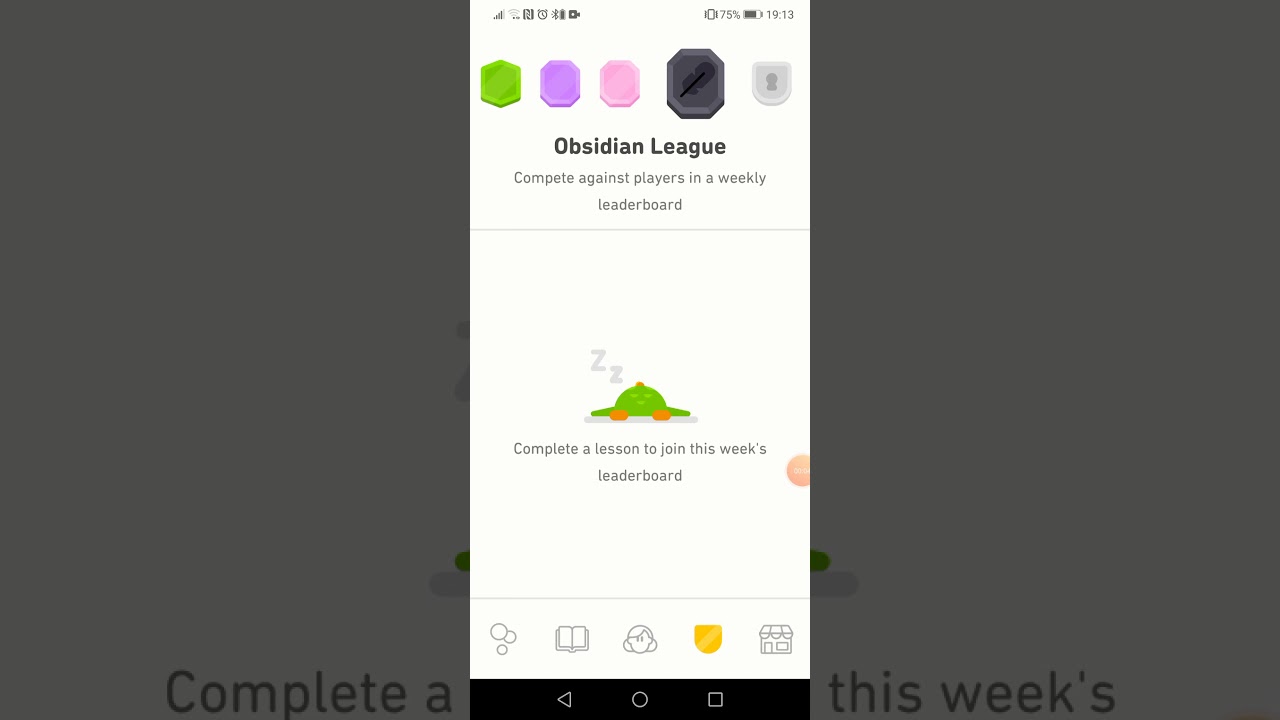 Reaching Obsidian League in DuoLingo 😎💯 High Exp DuoLingo language ...