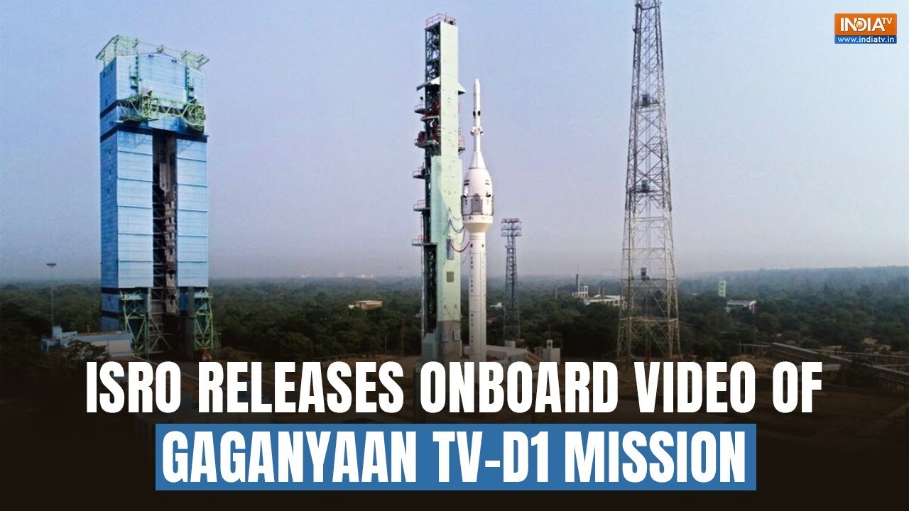 ISRO releases Gaganyaan TV-D1 mission lift-off camera views| Gaganyaan ...