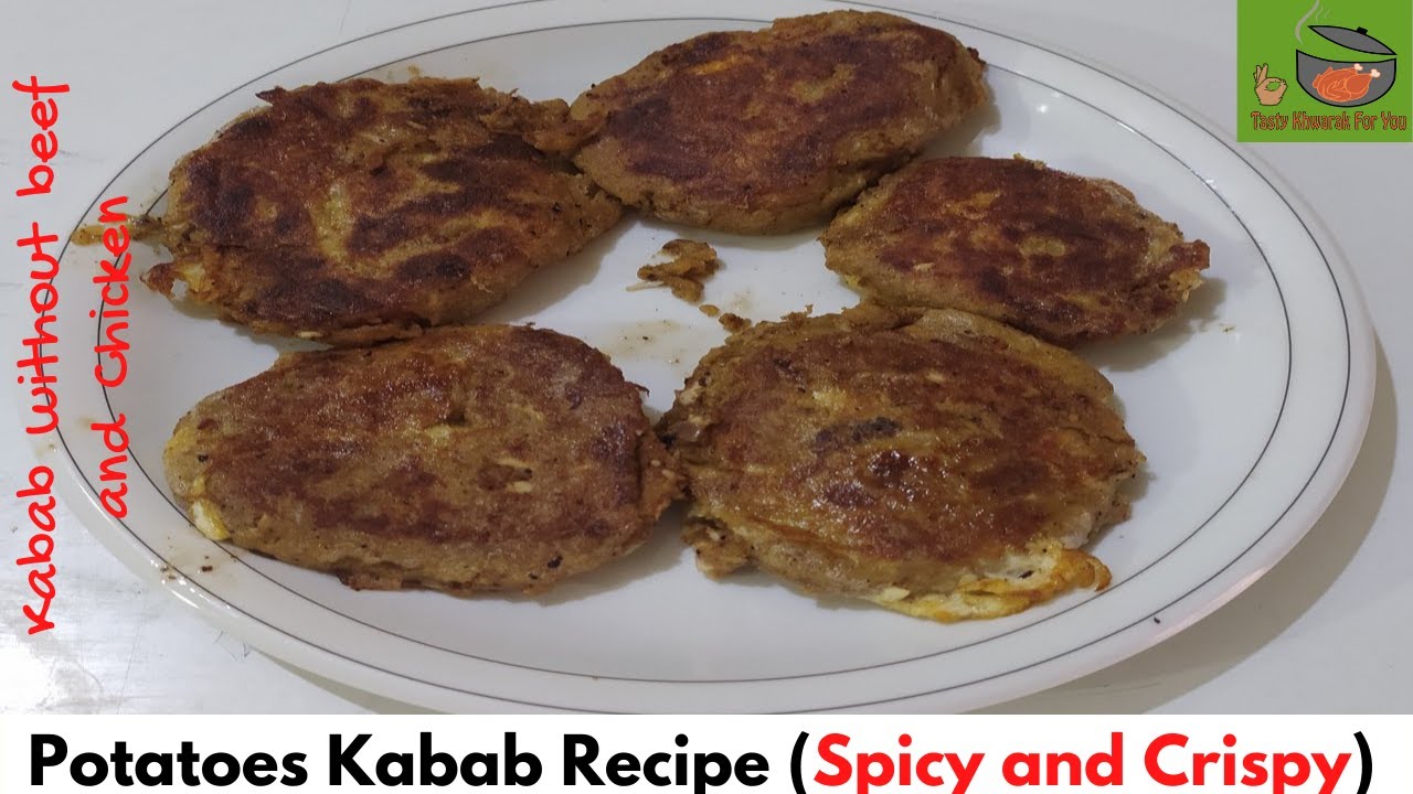 Potatoes kabab recipe | Spicy potatoes cutlets without chicken and beef ...