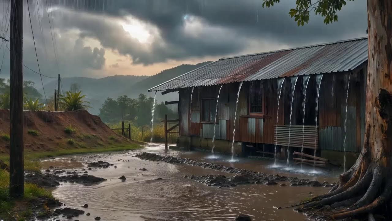 Relaxing Sounds of Heavy Rain and Thunderstorms, Rain Sounds for Sleep - Sleep Therapy ...