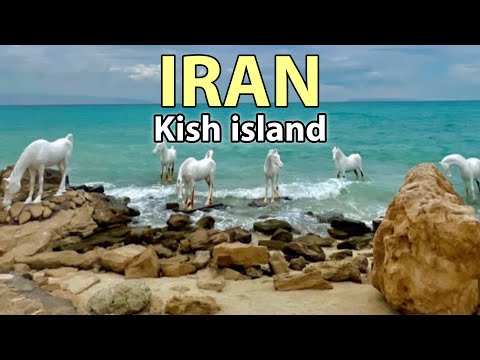 IRAN 2024 Amazing Country Vlog. Walk with me In Kish Island beach.visit iran Persian gulf seaside