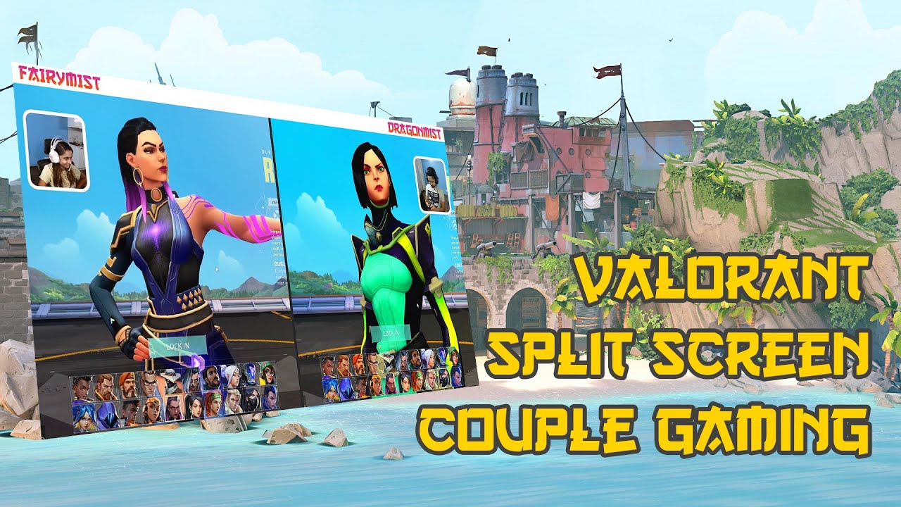 Valorant Split Screen Couple Streamers | Competitive Rank Push - YouTube