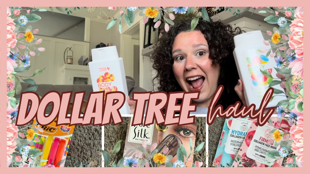Dollar Tree Haul | Cutting My Curly Hair with Dollar Tree Hair Styling ...