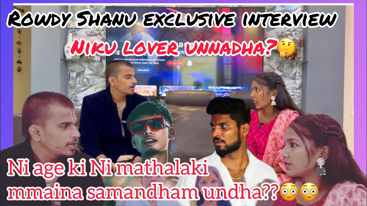 Rowdy Shanu exclusive interview - YouTube
