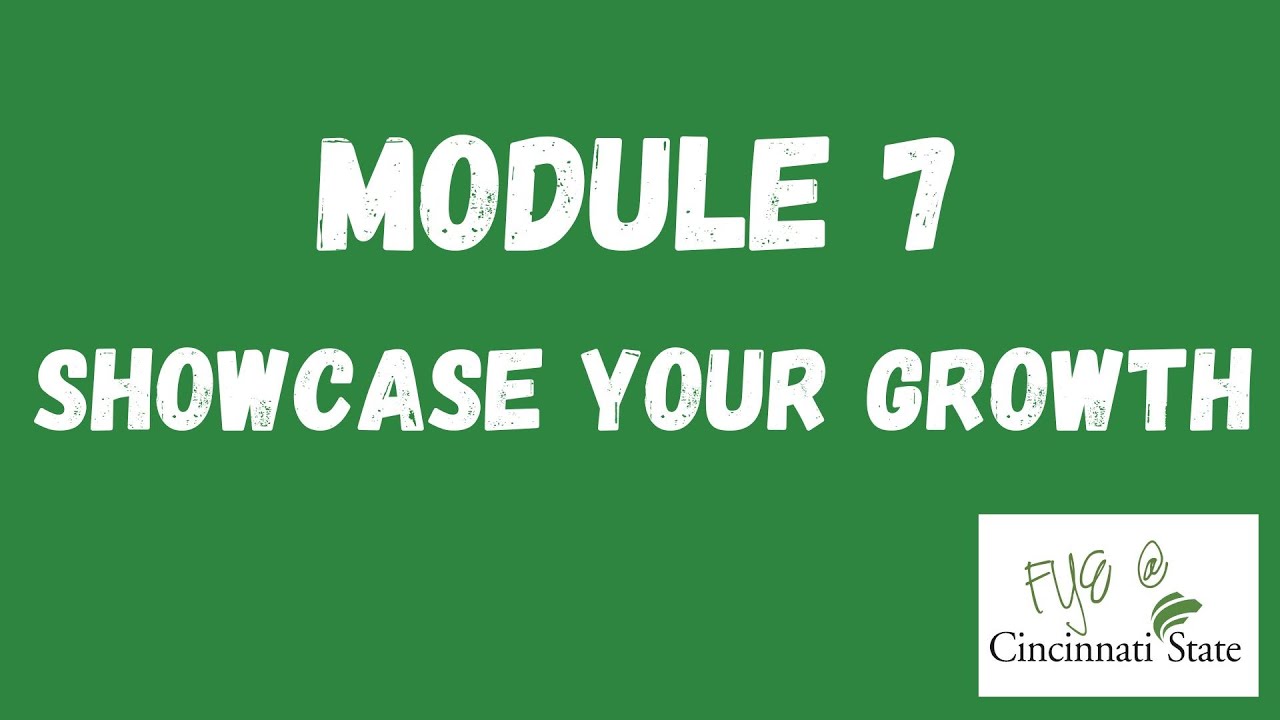 Module 7 Overview - YouTube