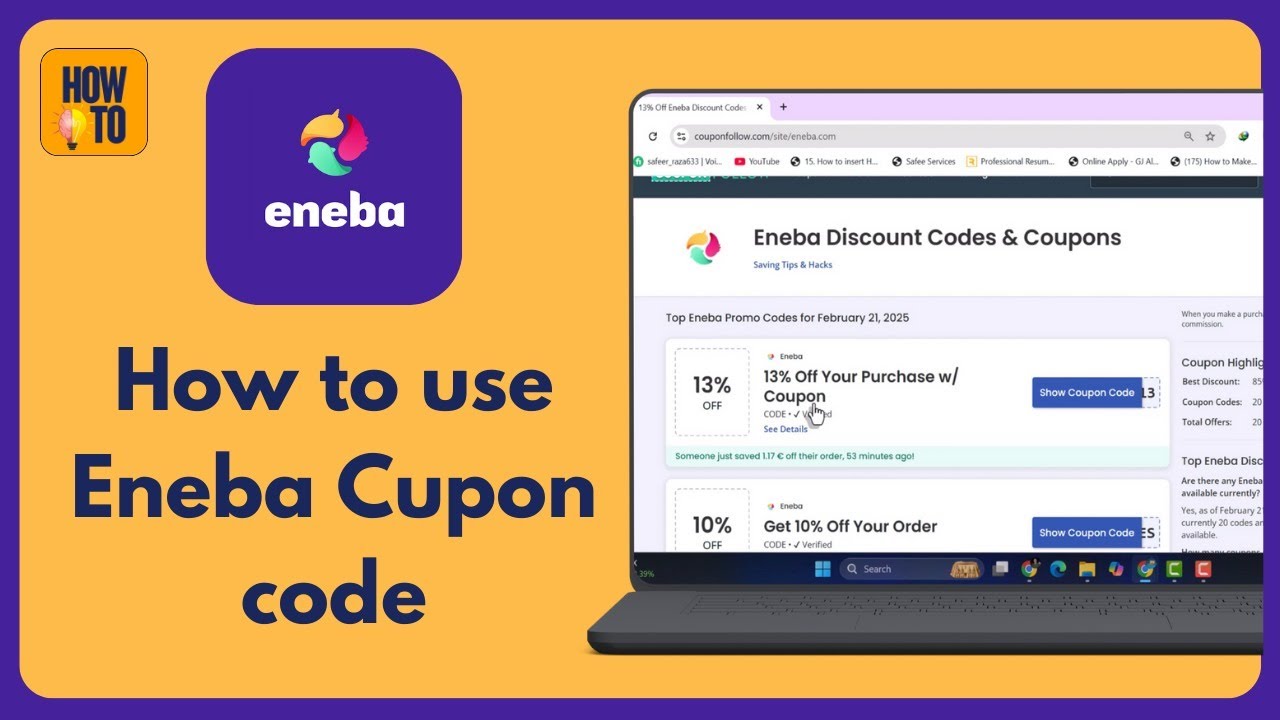 How to Use Eneba Cupon code - YouTube